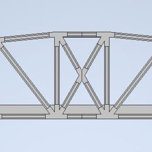 Model Truss Bridge STL File - Etsy