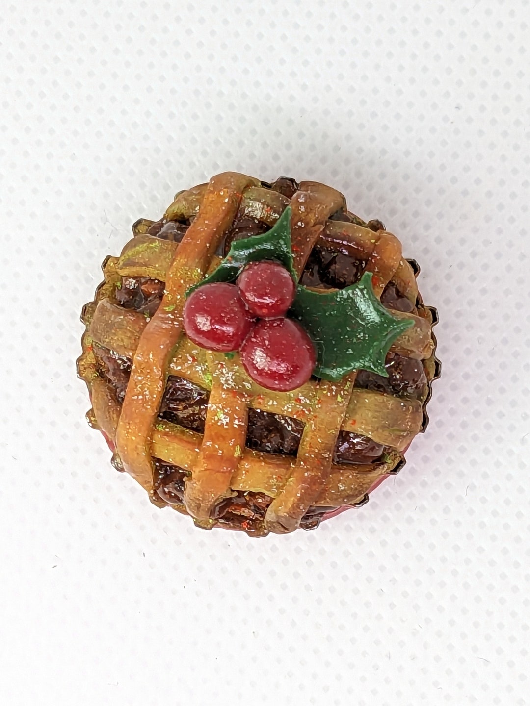 Christmas Pie Charm - Etsy