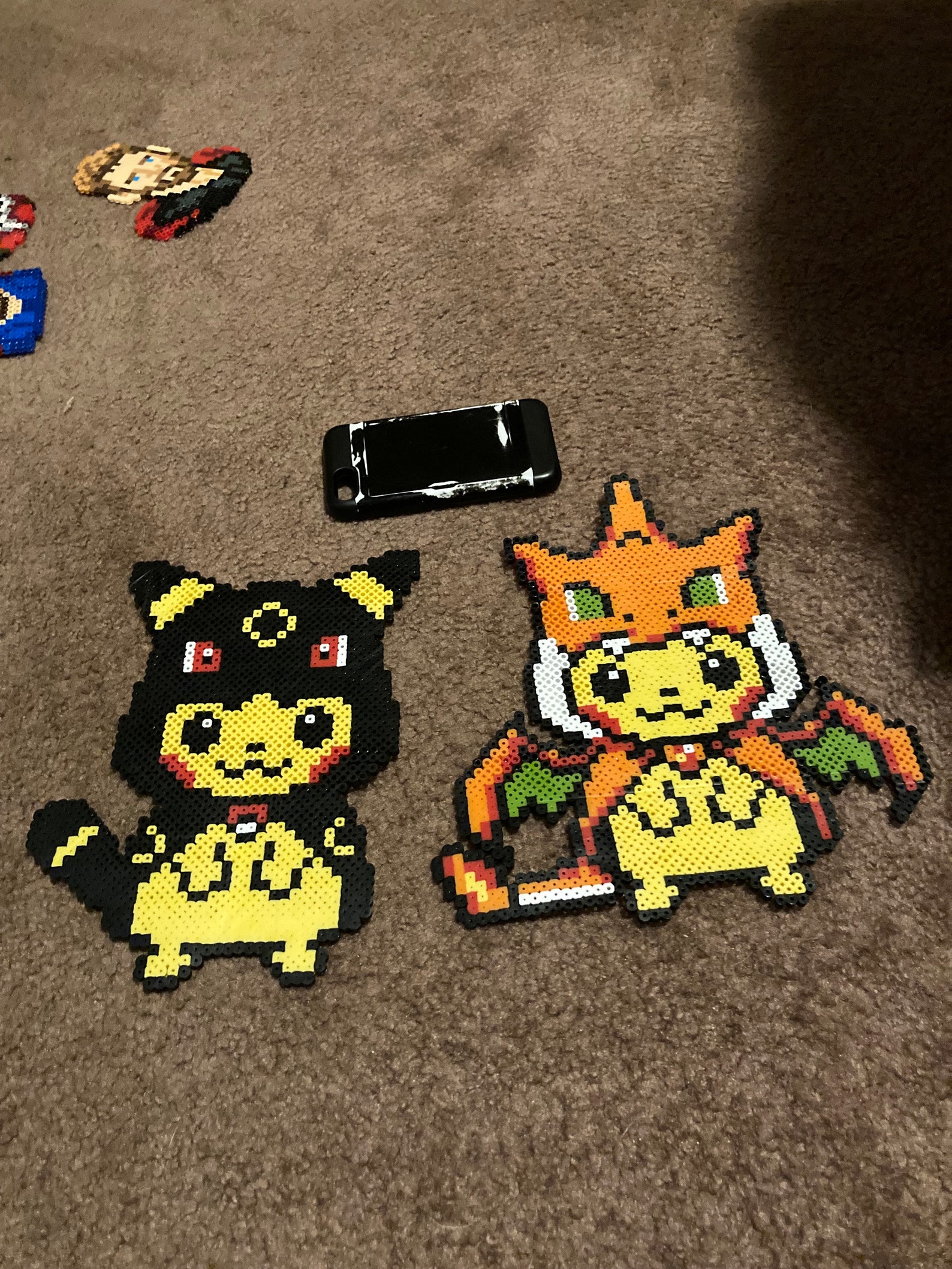 Perler Bead Pikachu Cosplay Pokemon - Etsy