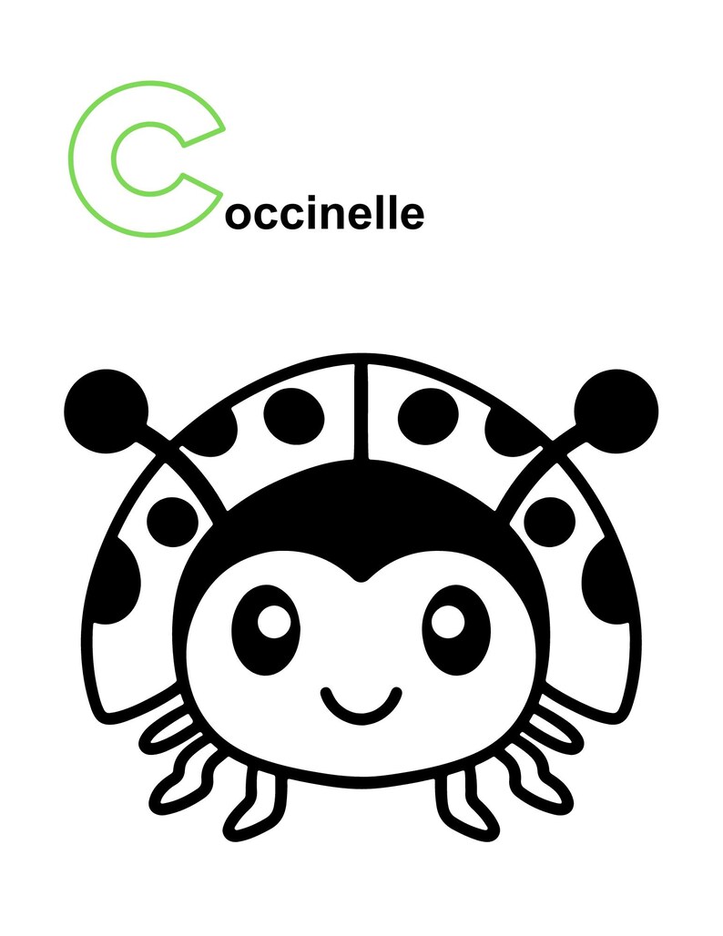 Abecedaire, ABC French Coloring Book, French Primary, French Maternelle ...