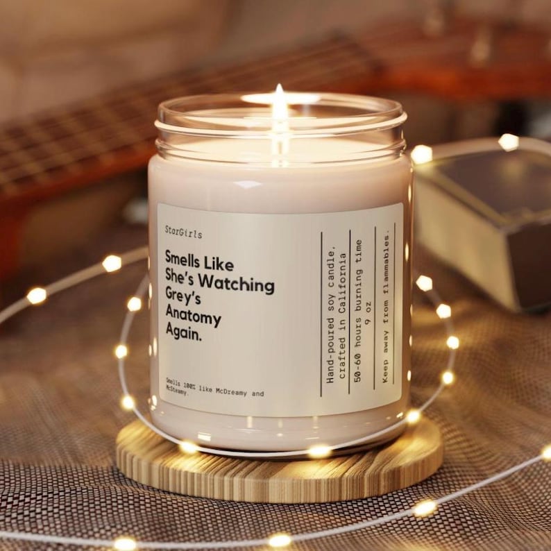 Smells Like She's Watching Greys Anatomy Again Candle, Greys Anatomy ...