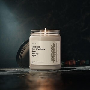 Smells Like She's Watching Greys Anatomy Again Candle, Greys Anatomy ...
