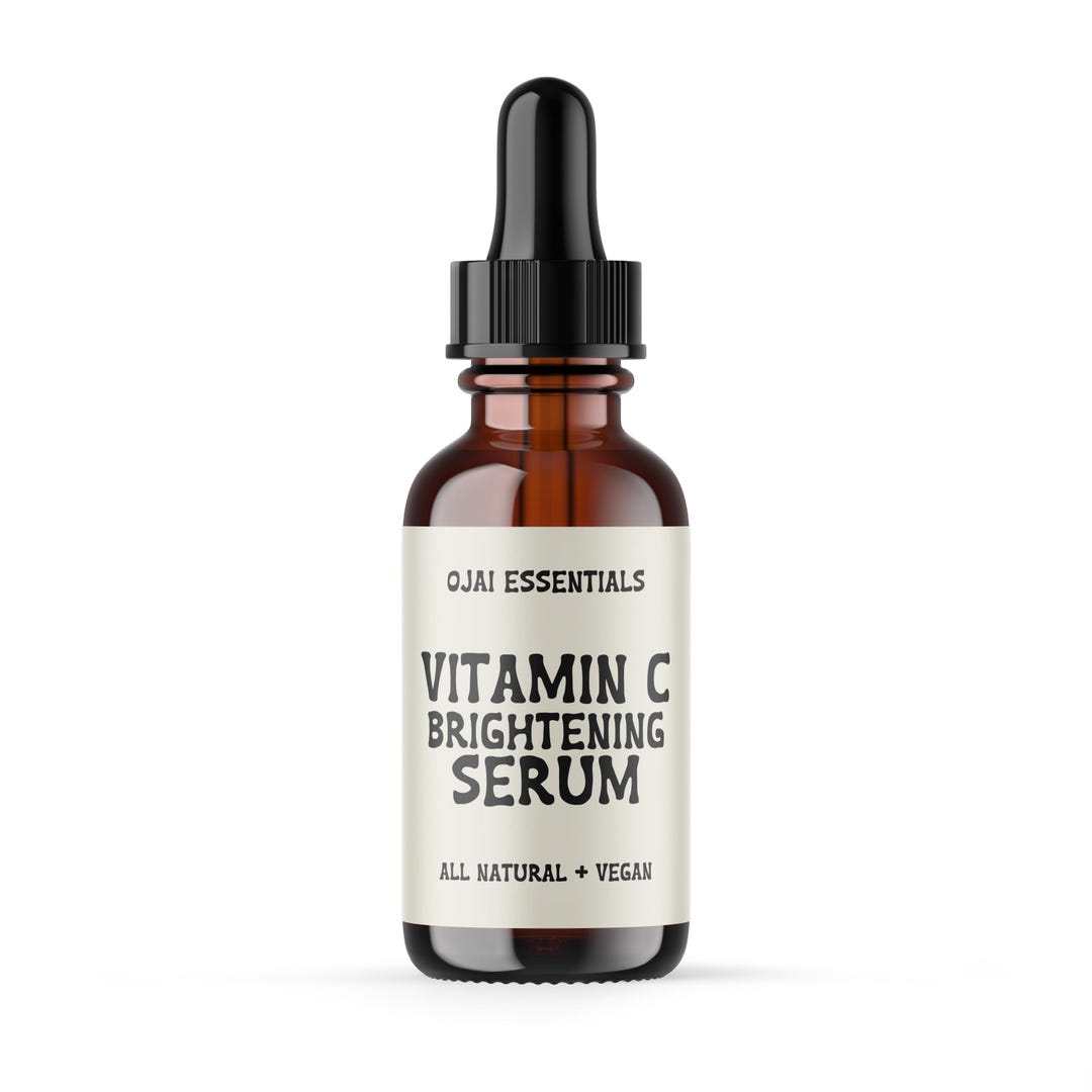 Vitamin C Brightening Serum | Face Oil | All-natural + Vegan - Etsy