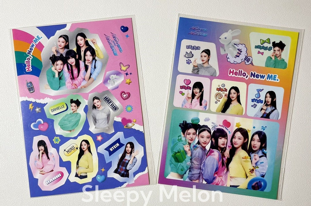 Newjeans X Lotte Itagam Japan Official Sticker Sheet - Etsy