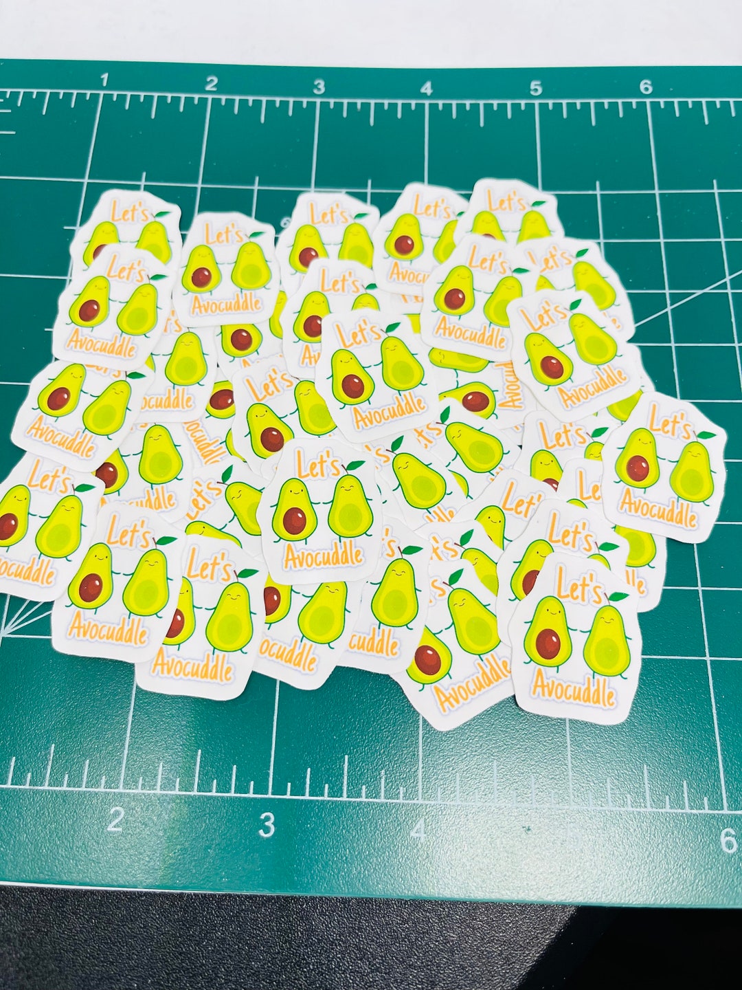 Avocado Let's Avocuddle Stickers, | Cute, Funny Sticker for Laptop ...
