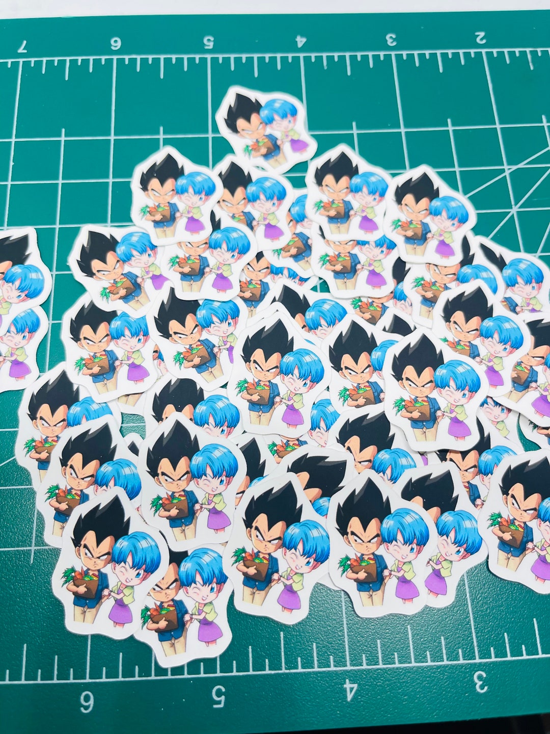 Vegeta Bulma Mini Stickers Cute Funny Decal for Laptop - Etsy UK