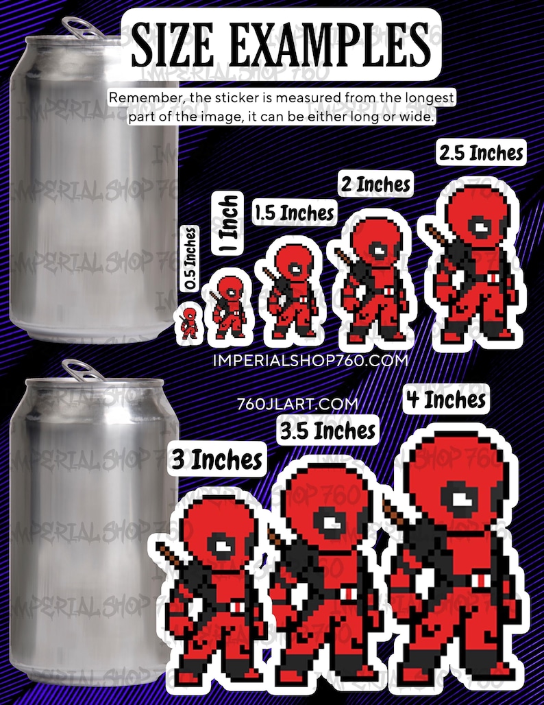 1 Inch Cute Horror Villain Halloween Sticker 35 Pack Bundle, Horror ...