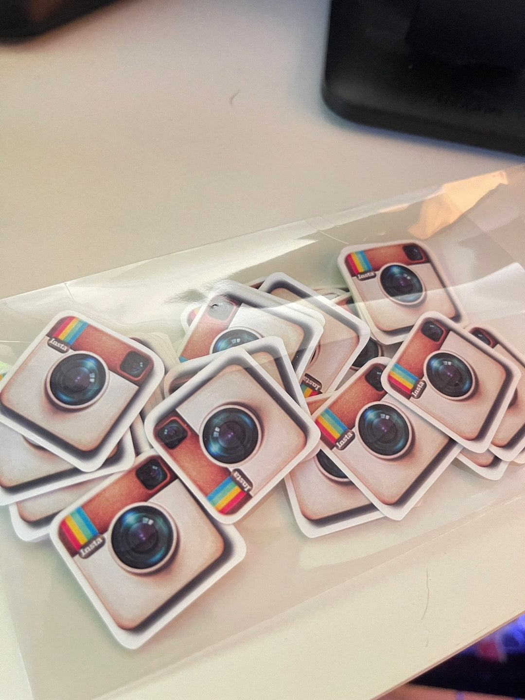 Instagram Icon Planner Stickers - Instagram Logo - Social Media Planner ...