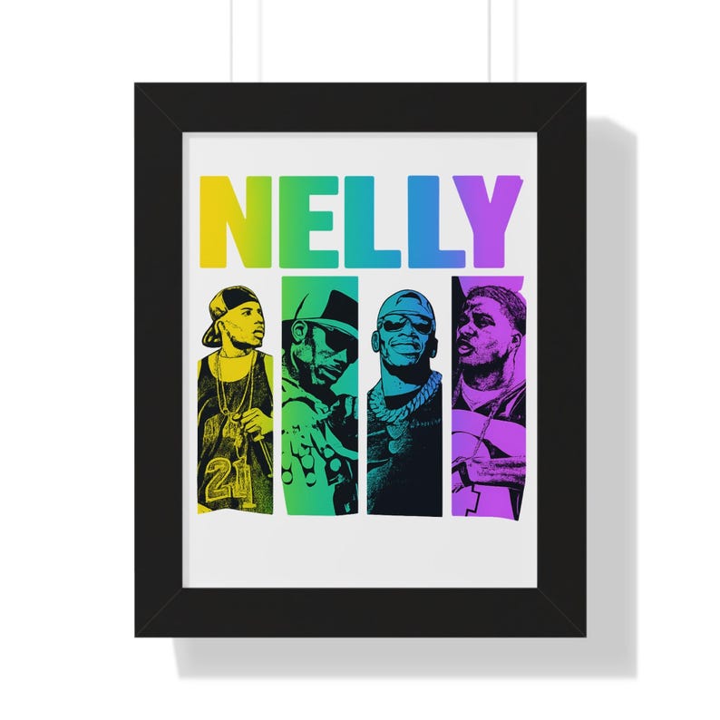 Nelly Hip Hop Art Print: Retro 2000s Rapper Poster (digital Download ...