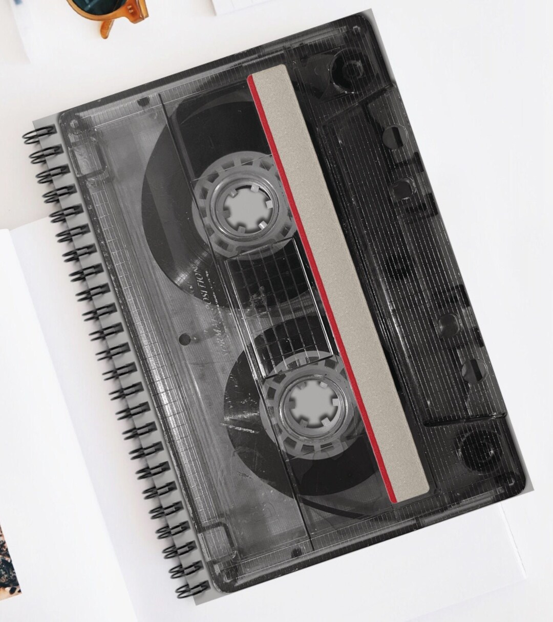 Retro Cassette Tape Spiral Notebook 80s 90s Nostalgia Back to School ...