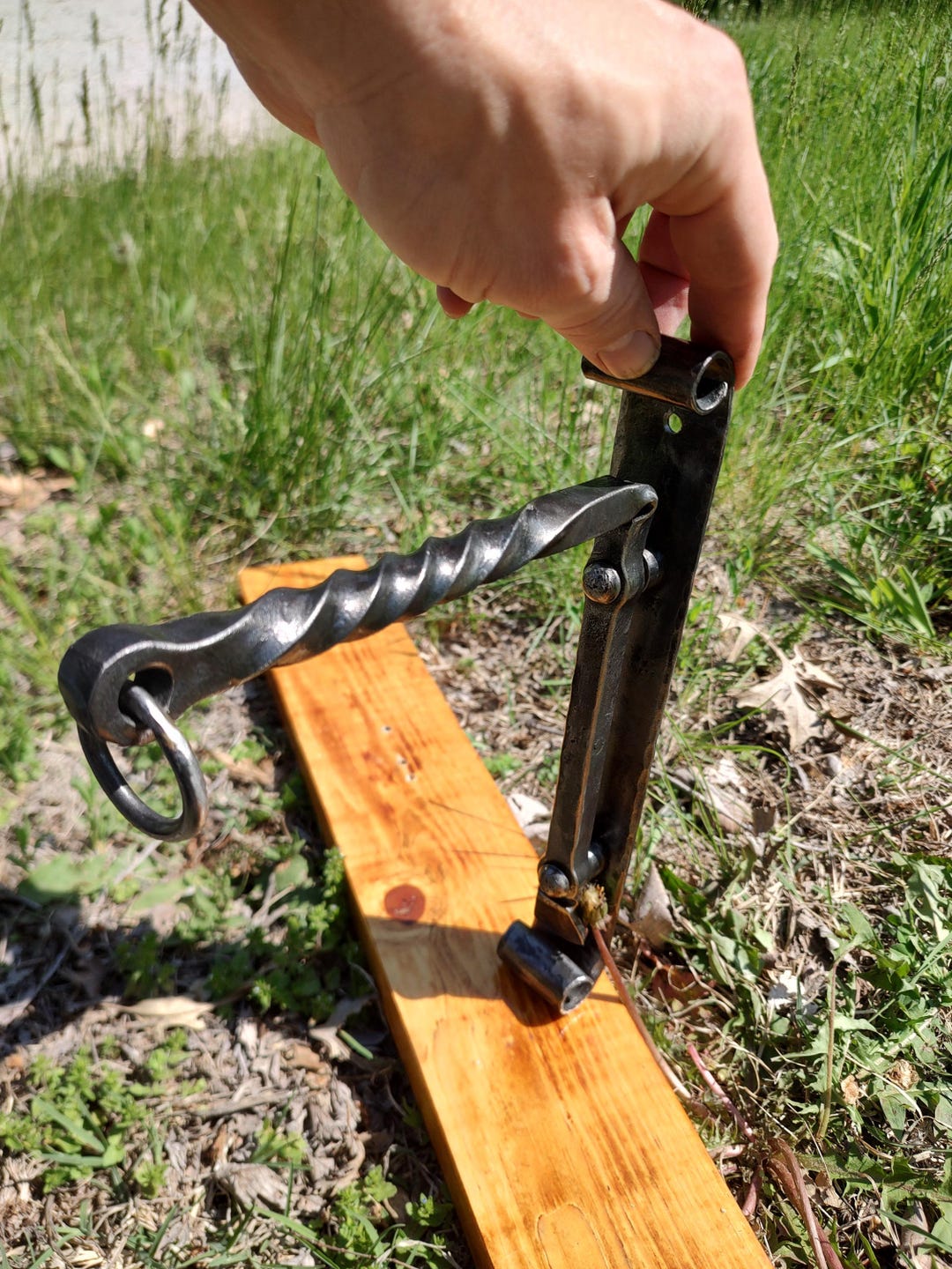 Plant Hanger Hand Forged - Etsy