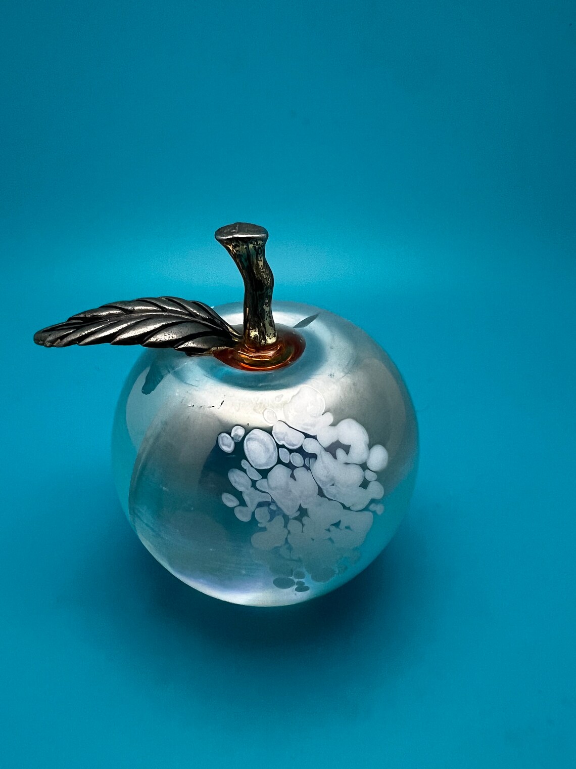 Glass Apple Art Glass Paperweight - Etsy