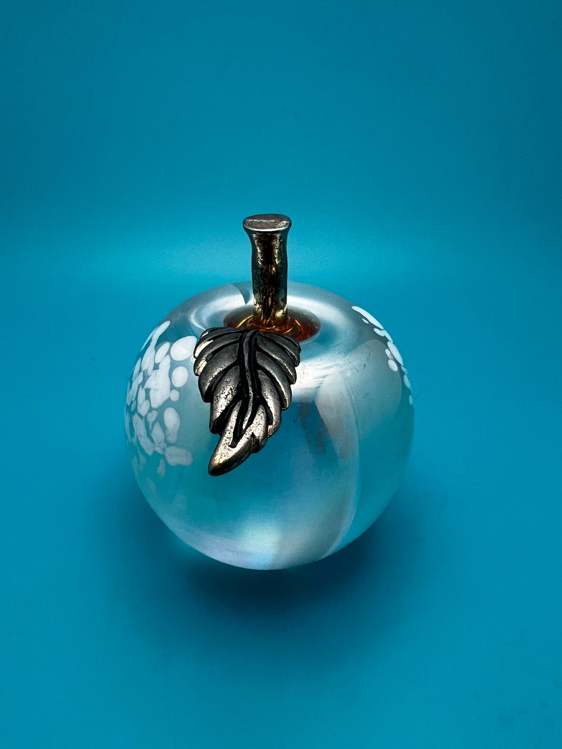 Glass Apple Art Glass Paperweight - Etsy