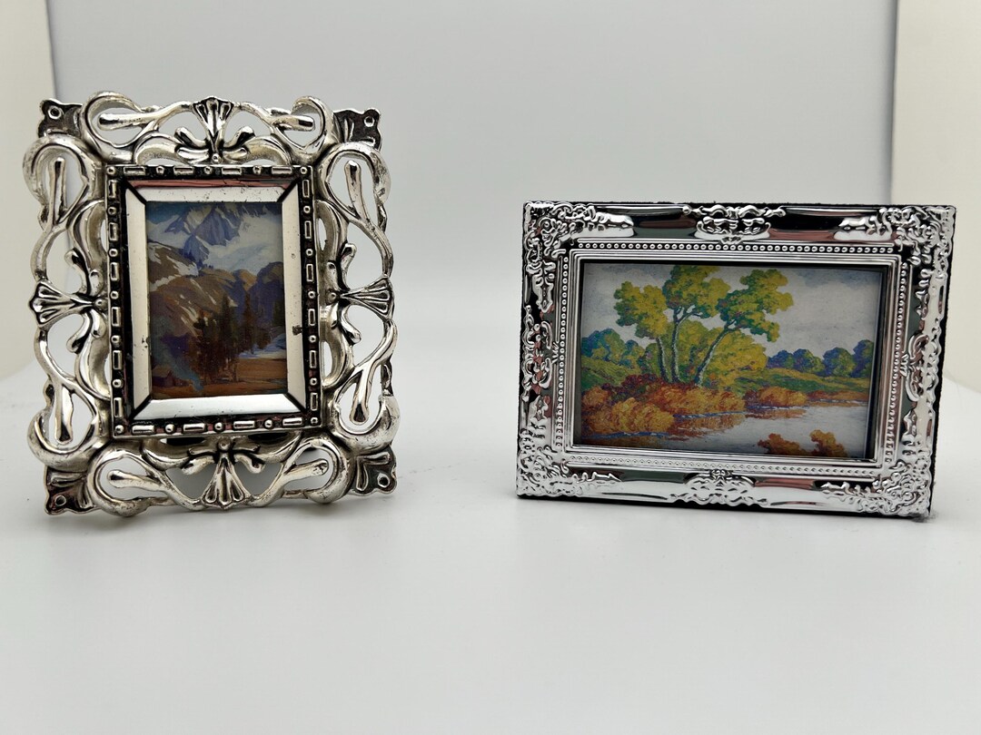 Small Silver Frames 2 - Etsy