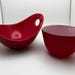 Red Ceramic & Glass Bowls - Etsy