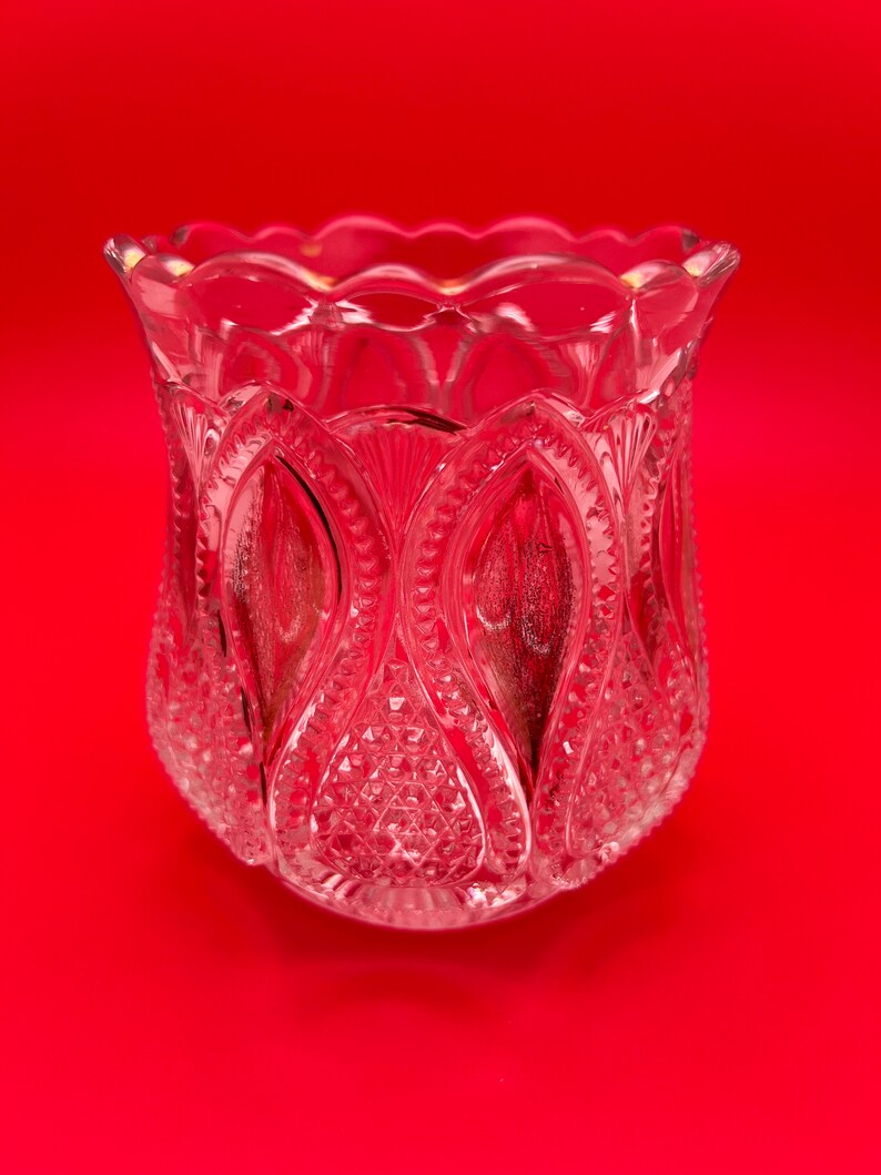 US Glass Company Glass Celery Vase - Etsy