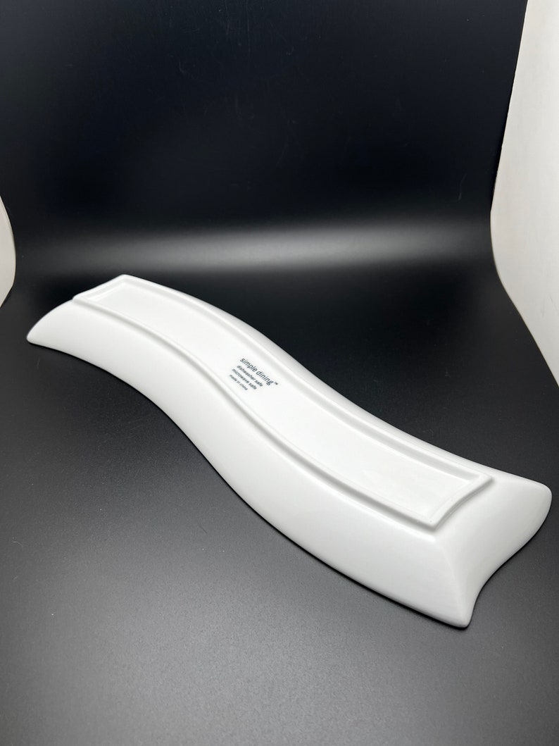 White Ceramic Serving Dish (13 X 3.5") - Etsy