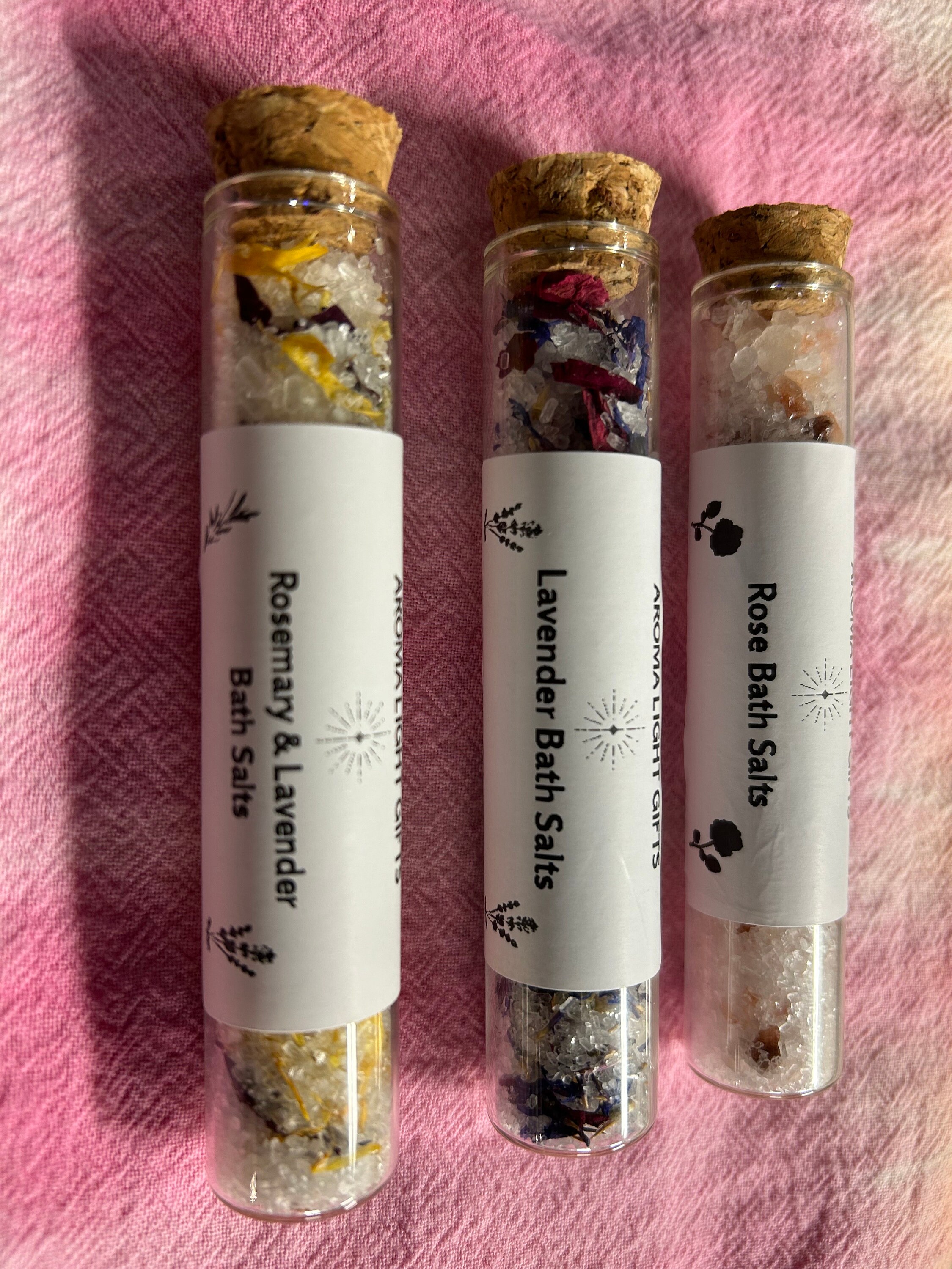 Bath Salt Tubes single and Sets - Etsy