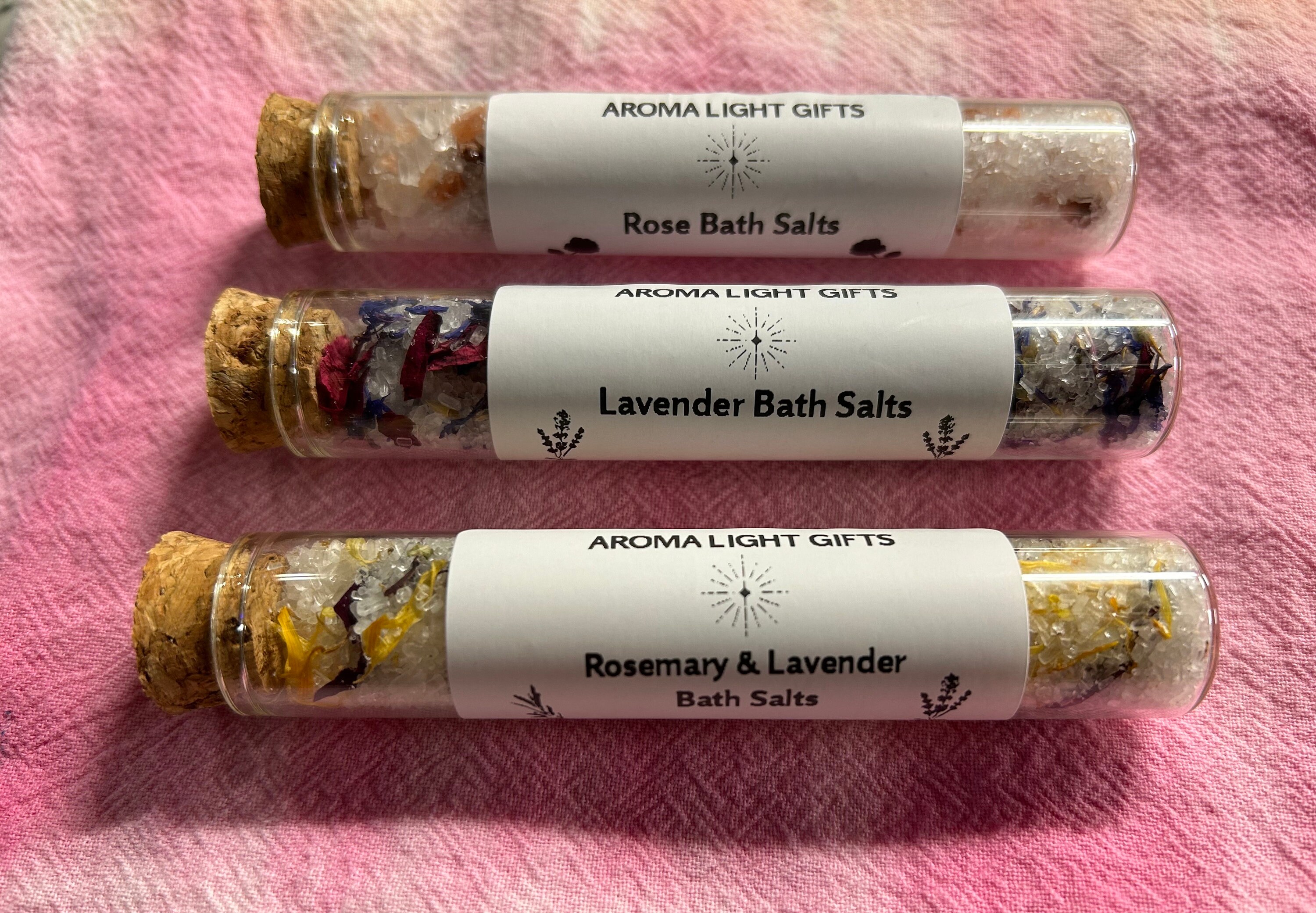 Bath Salt Tubes single and Sets - Etsy