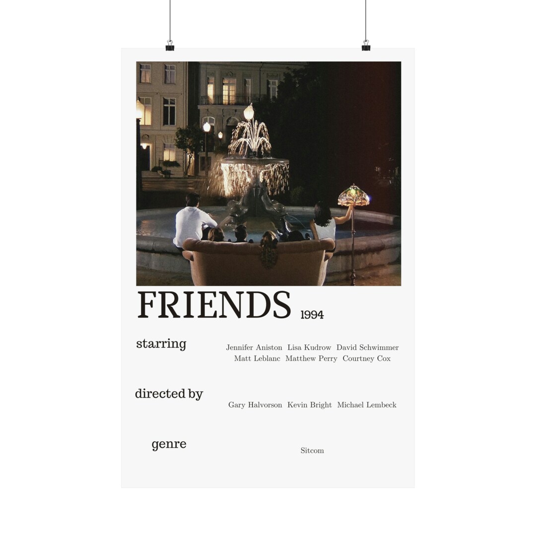 Friends Sitcom Poster - Etsy
