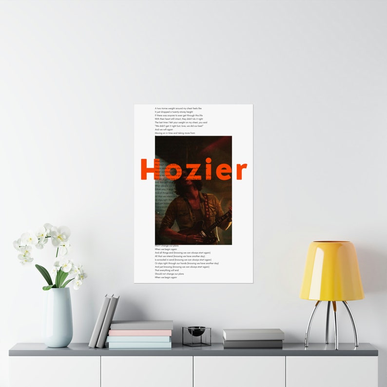 Hozier All Things End Poster - Etsy Canada
