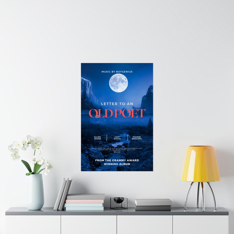 Boygenius Letter to an Old Poet Poster - Etsy