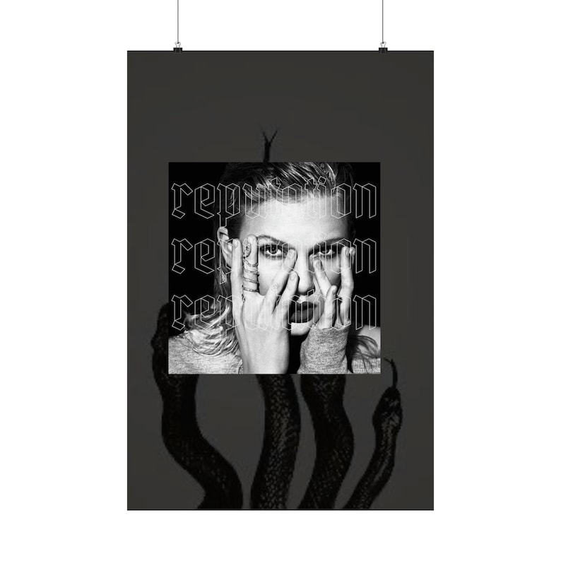 Taylor Swift Snake Reputation Poster - Etsy Canada