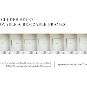 Mediterranean Wall Art Mockup, PSD Template, Customizable Frame ...