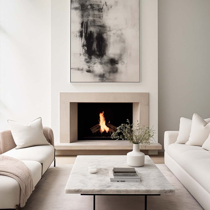 Fireplace Poster - Etsy