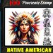 100 Procreate Native American Girl Stamps, Native Indian Stamps for ...