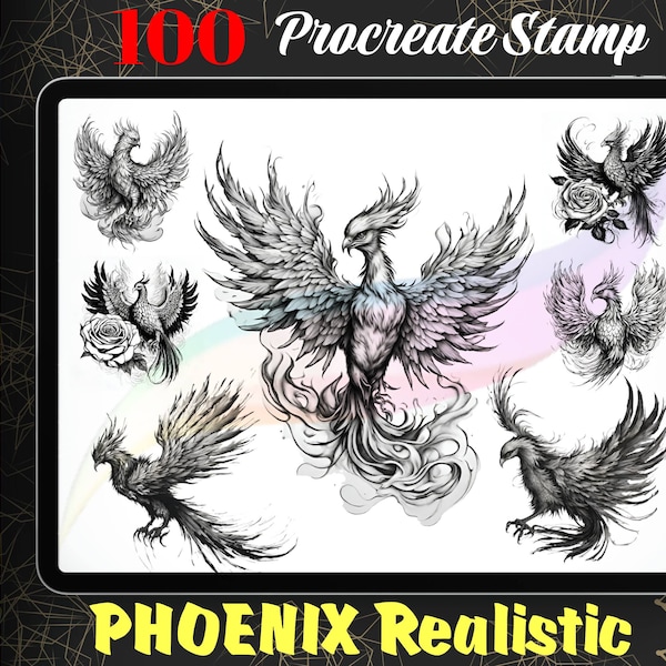 Phoenix Bird Art - Etsy