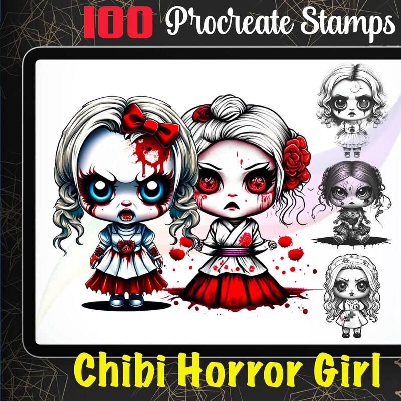 Procreate Chibi Stamps - Etsy