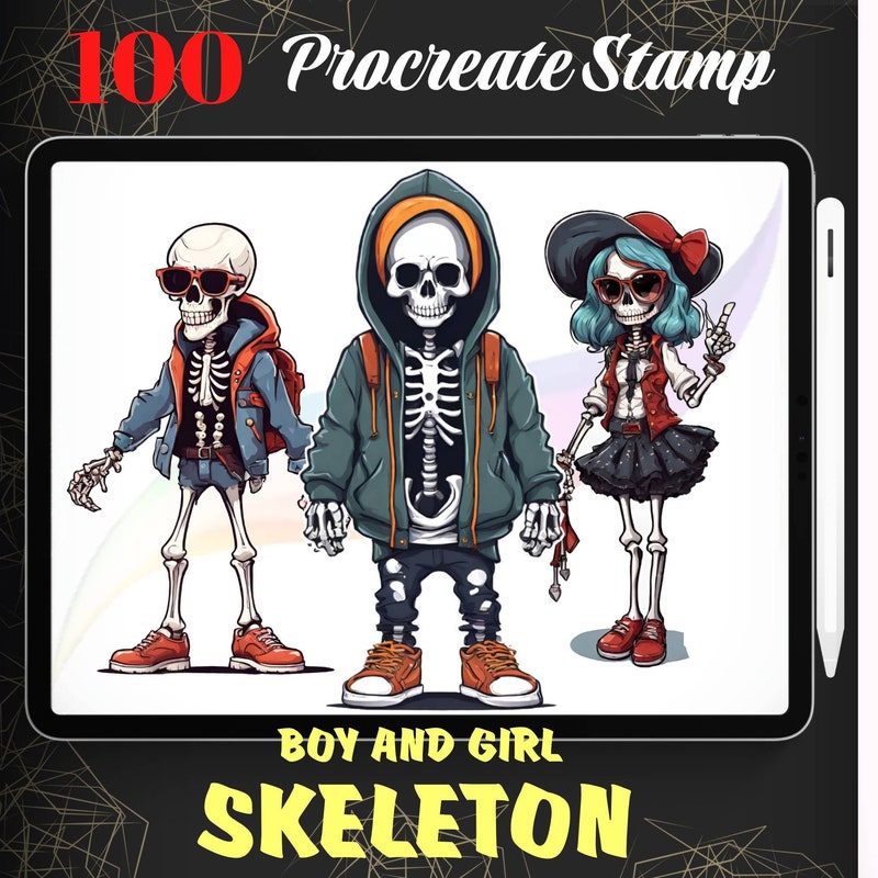 Skeleton Stamps - Etsy