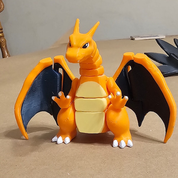 Articulated Charizard 3d Print - Etsy