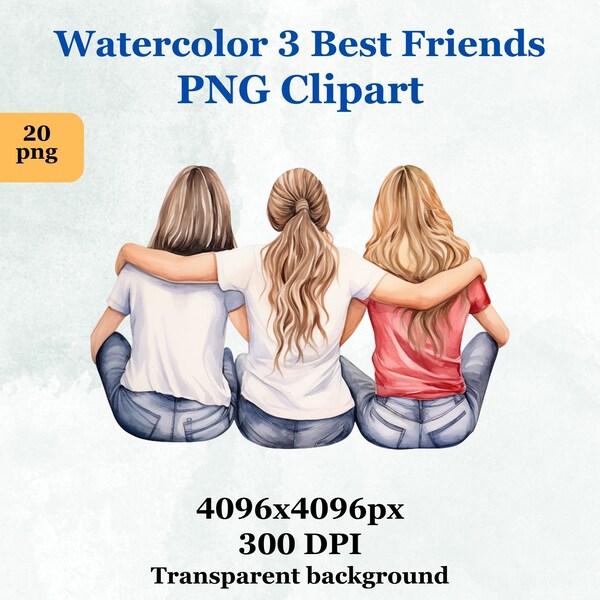 Best Friends Trio - Etsy