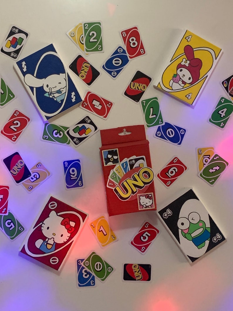 Sanrio Uno Cards - Etsy