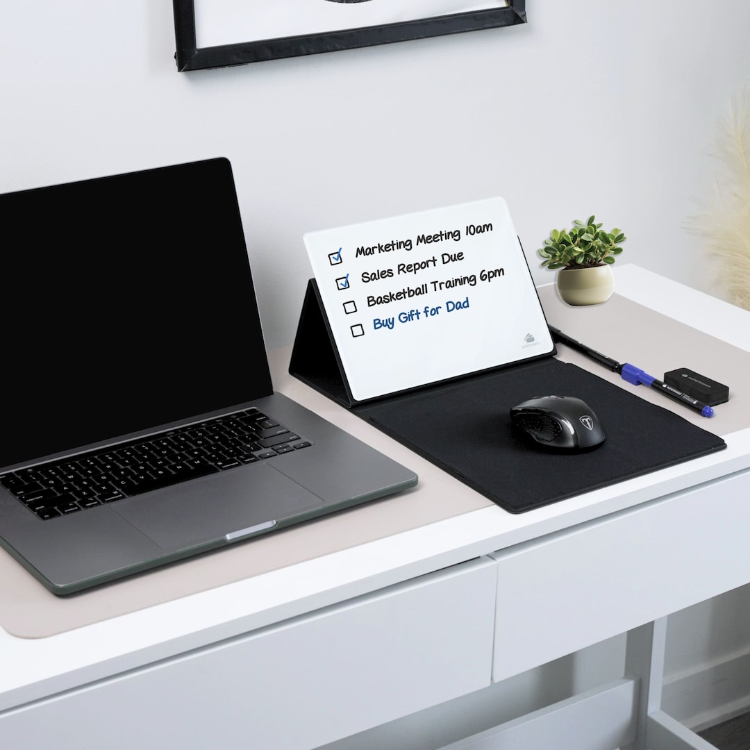Note Tower Mouse Pad Whiteboard - Combination Mousepad With Glass Dry ...