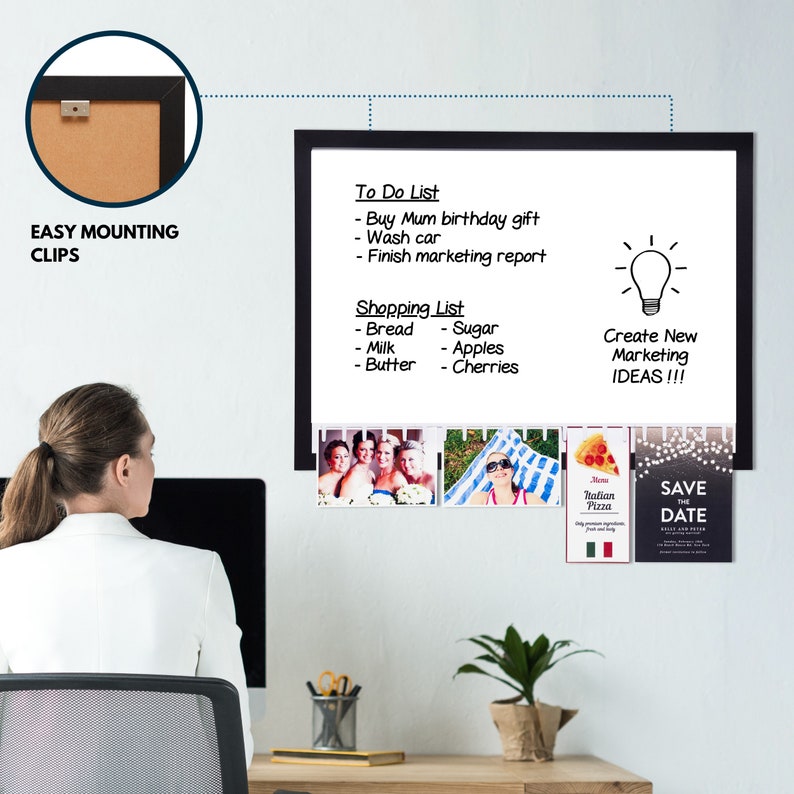 Note Tower Combination White Board & Bulletin Board - 17 X 23 ...