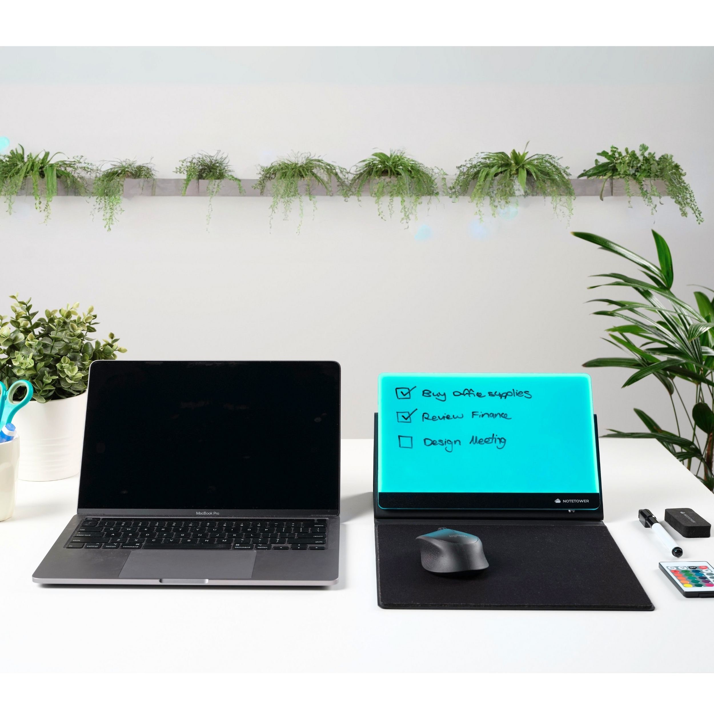 Note Tower LED Mousepad Whiteboard Gaming Mouse Pad With Color Changing ...