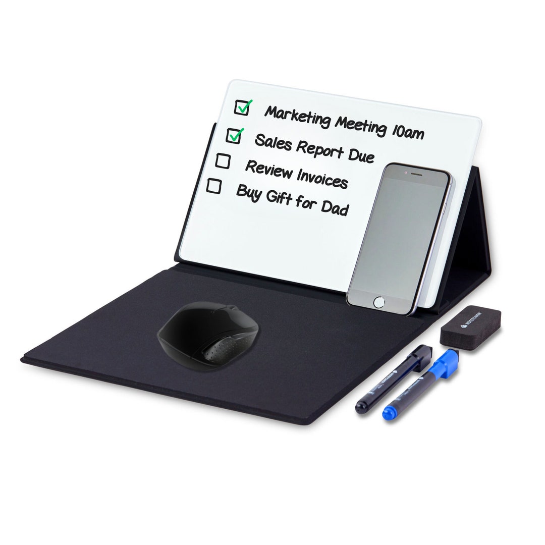 Note Tower Combo Mousepad Whiteboard Premium Mouse Pad With Glass Dry ...