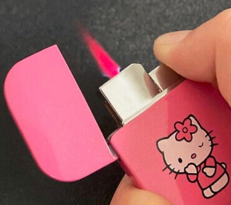 Pink Glitter Hello Kitty Lighter - Etsy