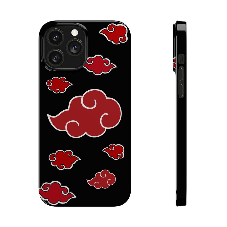 Akatsuki Naruto Anime Cool Phone Case for iPhone 15, 14, 13, 12, 11, X ...