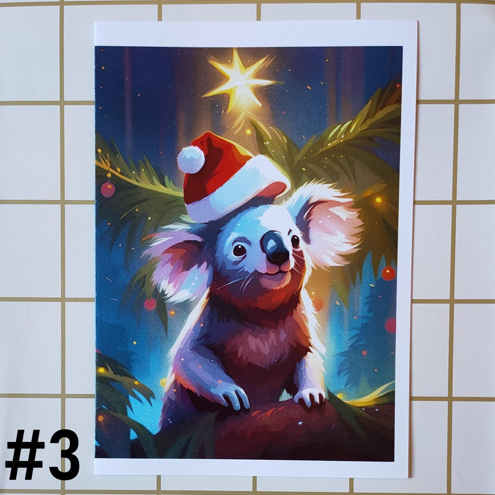 1 5 Pack Australian Animals Cards Set 3. holographic Designs Available ...