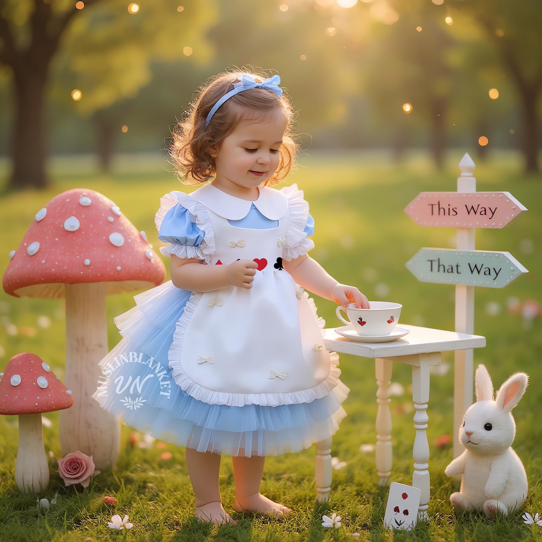 Onederland Birthday Outfit, Alice in Onederland Dress, Alice Costume ...