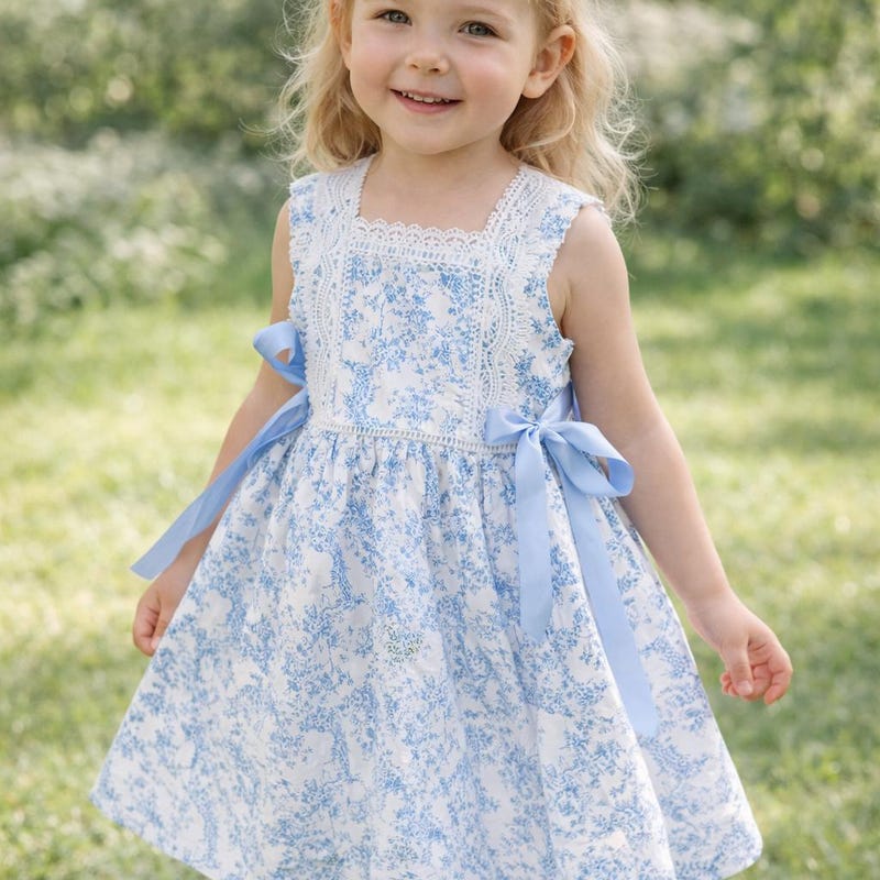 Blue Dress For Toddler Girl