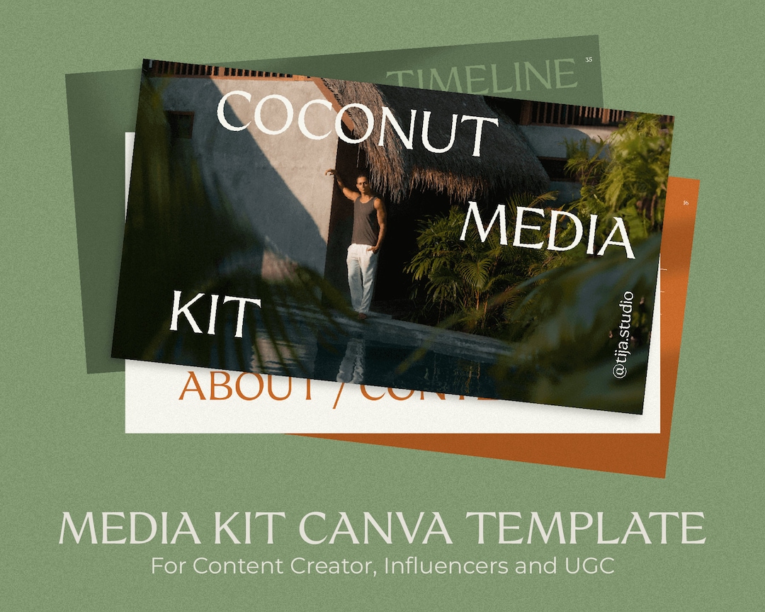 45 Page Media Kit Canva Template | Instagram Media Kit | Influencer ...