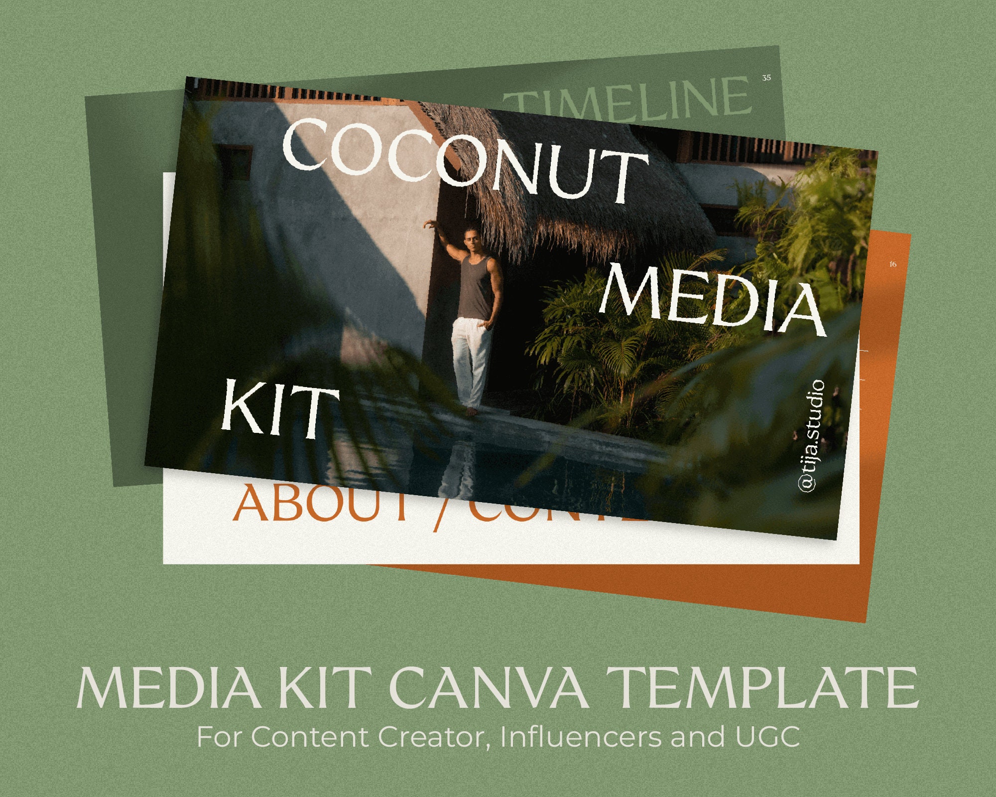 45 Page Media Kit Canva Template | Instagram Media Kit | Influencer ...
