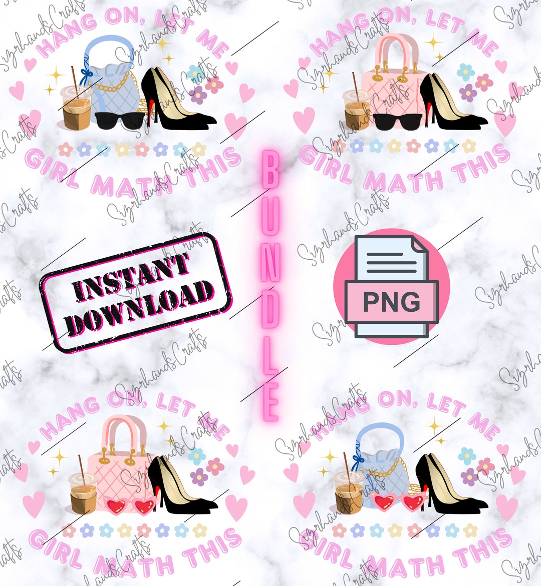 Girl Math PNG Bundle Girl Math PNG Girl Trendy PNG - Etsy