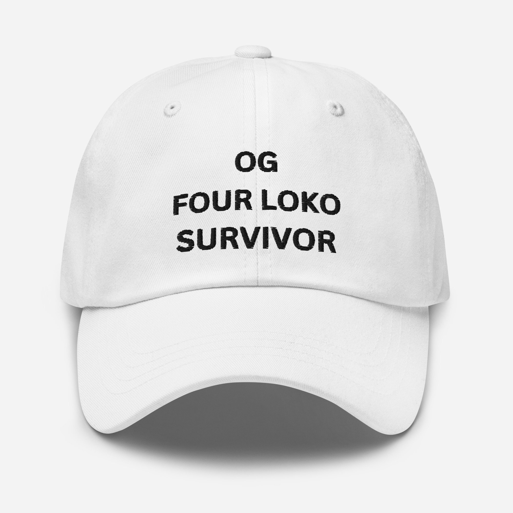 OG Four Loko Survivor Hat, Dad Hat, Funny Hat, Meme Hat, Dankmeme, Hat ...