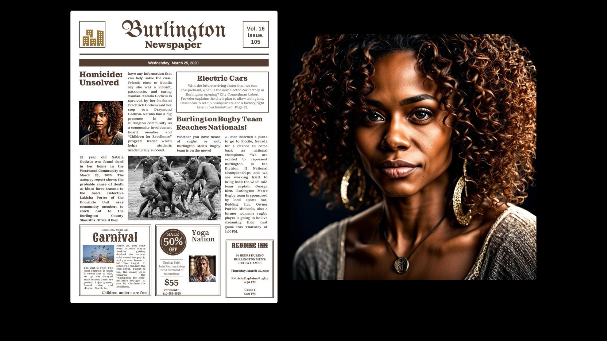 Printable Natalia Godwin Murder Case: Detective Game, Unsolved Murder ...